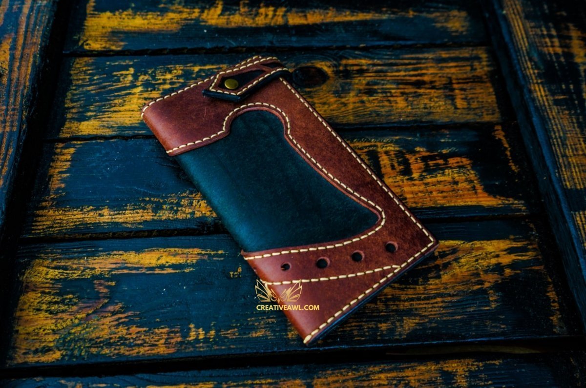 Biker Wallet [PDF pattern] - Creative Awl Studio