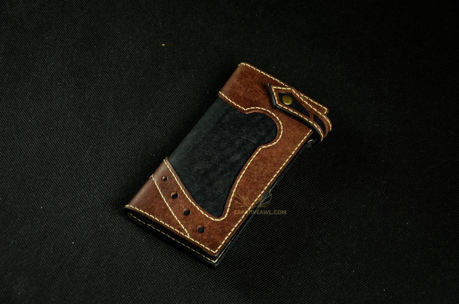 Biker Wallet [PDF pattern] - Creative Awl Studio