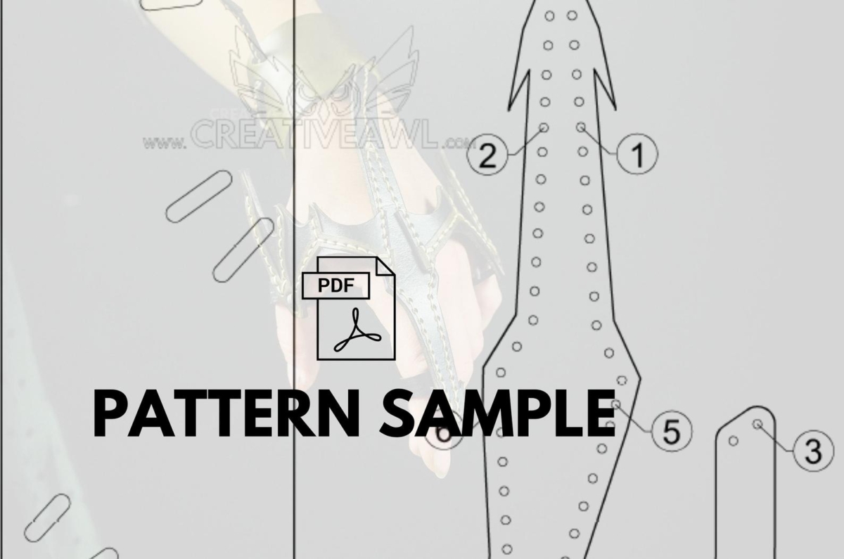 Dragon Bracelet [PDF pattern] - Creative Awl Studio