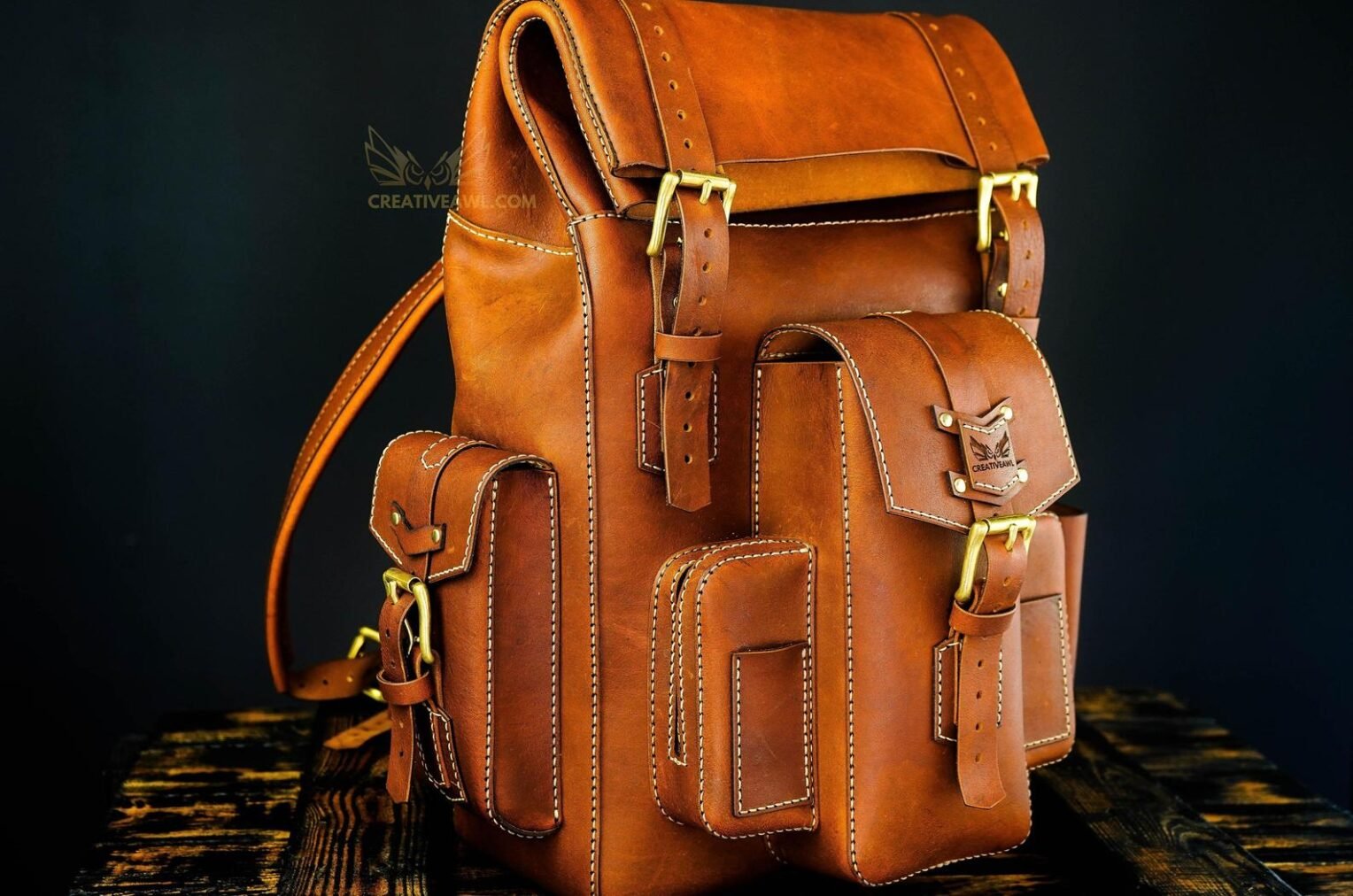 Roll-top Backpack [PDF pattern] – Creative Awl Studio