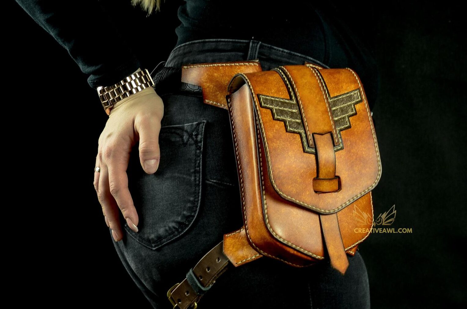 Hip Bag SET [PDF pattern] - Creative Awl Studio