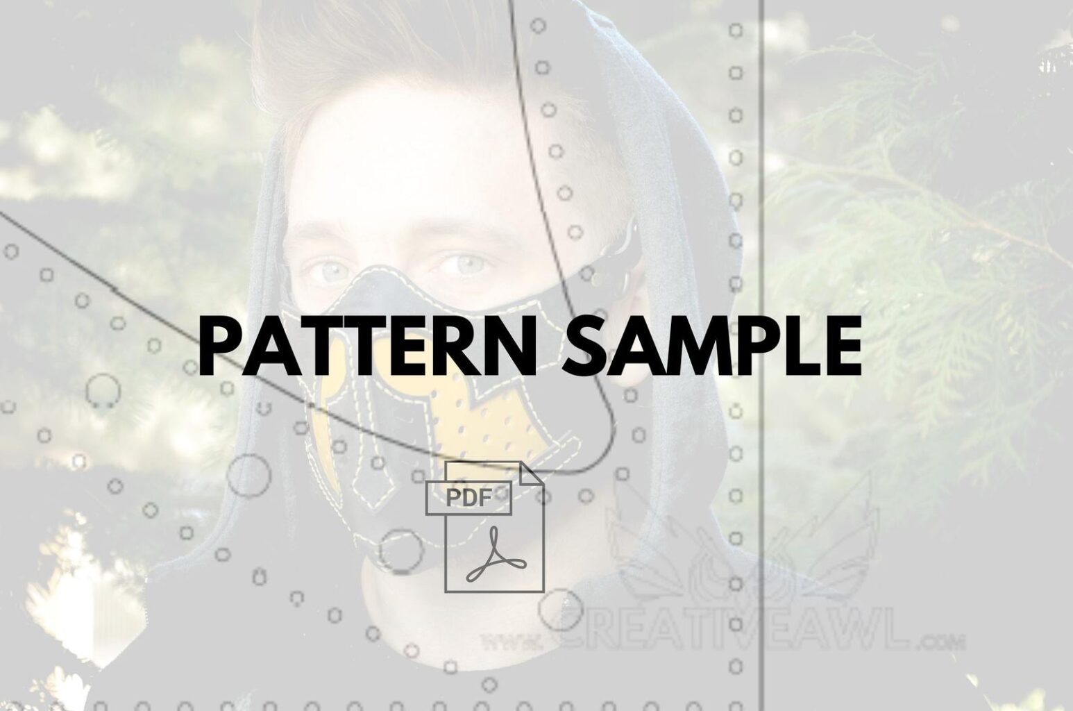 Biker Mask [PDF pattern] - Creative Awl Studio