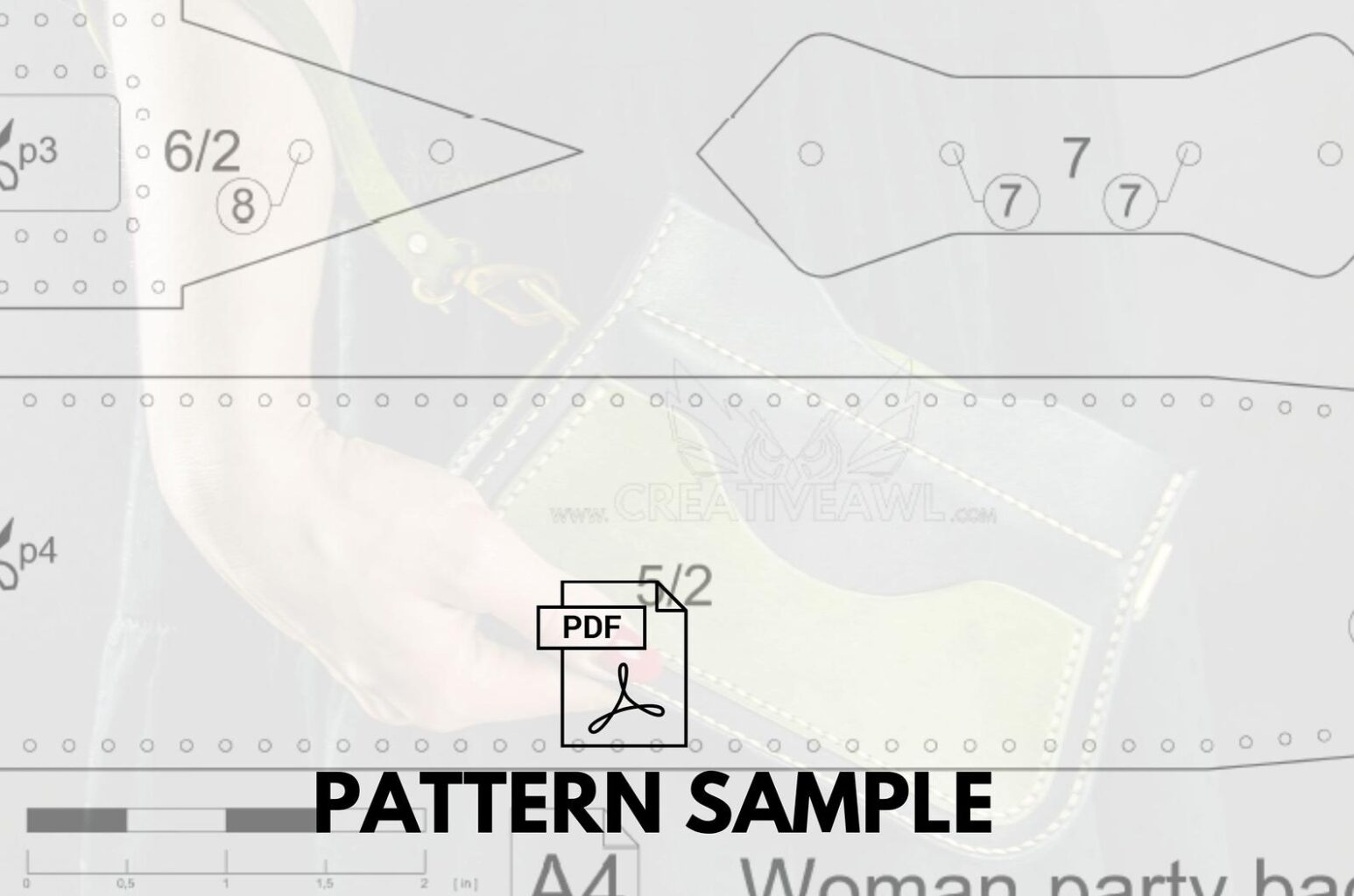 Purse Bag [PDF pattern] - Creative Awl Studio