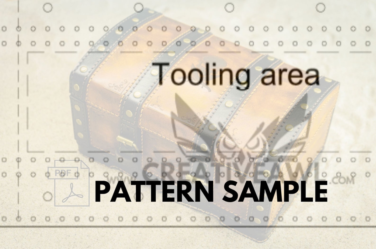 Treasure Chest [PDF pattern] – Creative Awl Studio