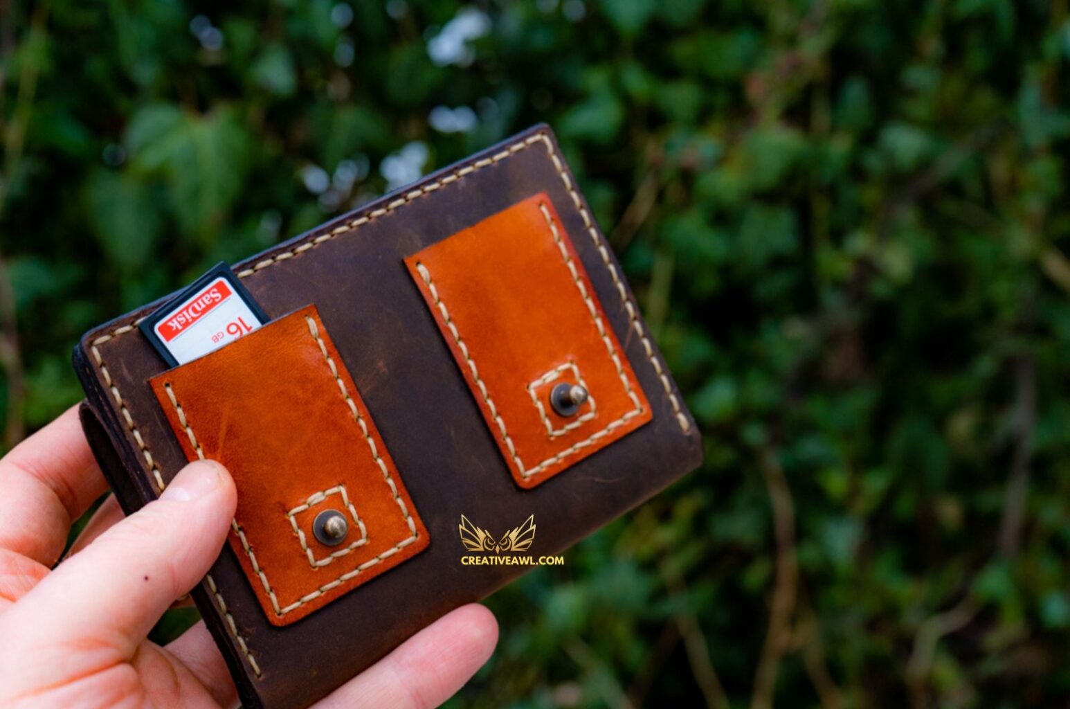 Tiny Briefcase Wallet [PDF pattern] - Creative Awl Studio