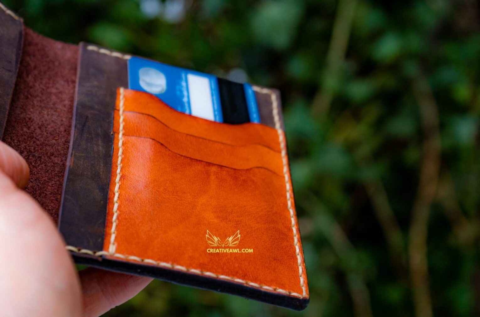 Tiny Briefcase Wallet [PDF pattern] - Creative Awl Studio