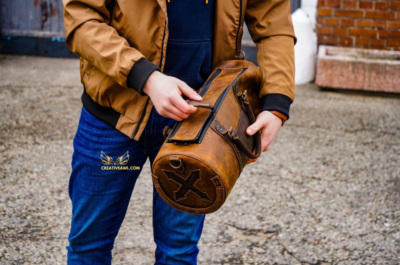 Duffle_X Bags [PDF pattern] - Creative Awl Studio