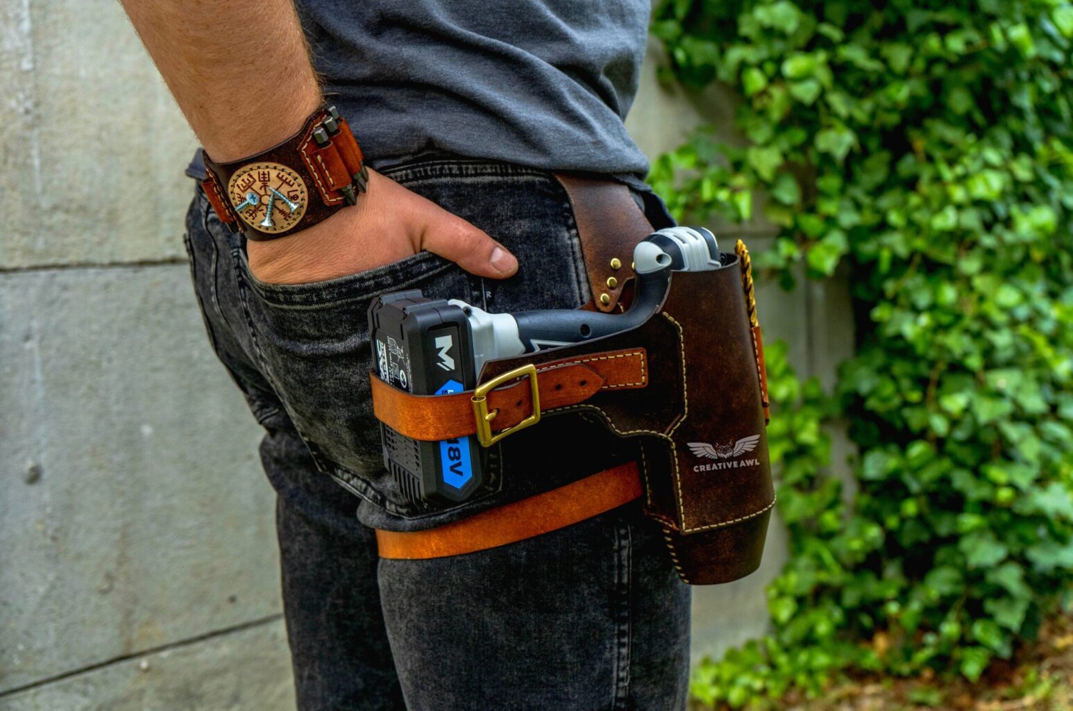 Driller Holster [PDF pattern] – Creative Awl Studio