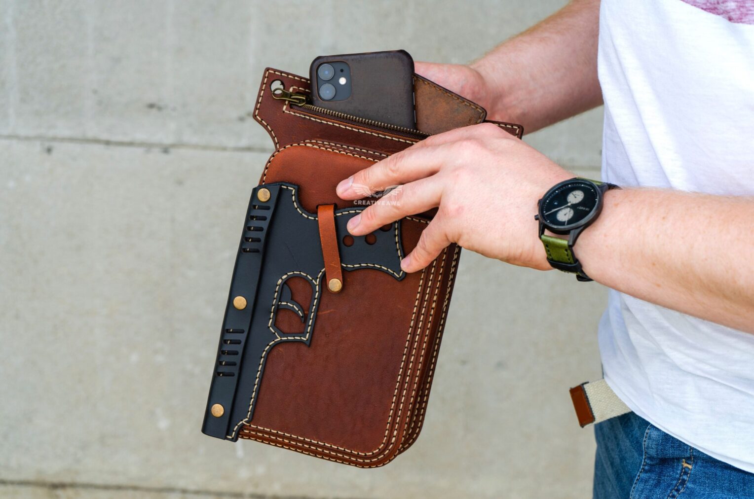 GunBag & suspenders [PDF pattern] – Creative Awl Studio