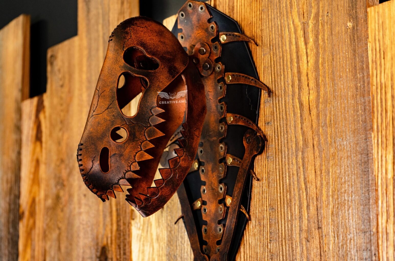 T-Rex Skull [PDF pattern] - Creative Awl Studio