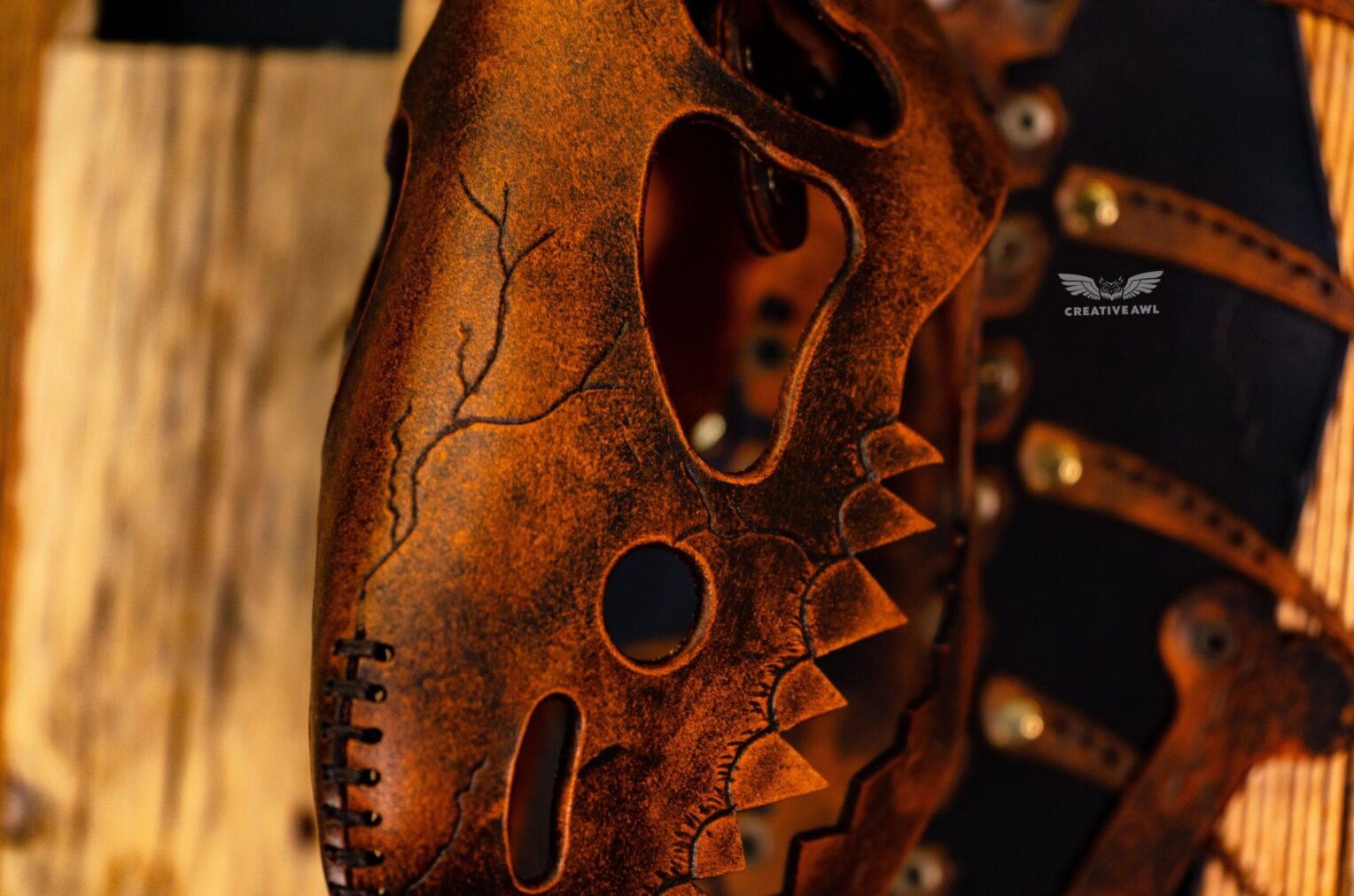 T-Rex Skull [PDF pattern] – Creative Awl Studio