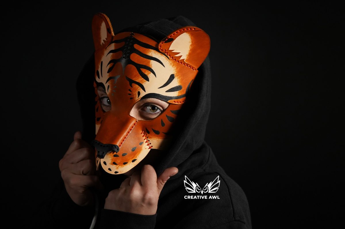 Tiger Mask [PDF pattern] – Creative Awl Studio