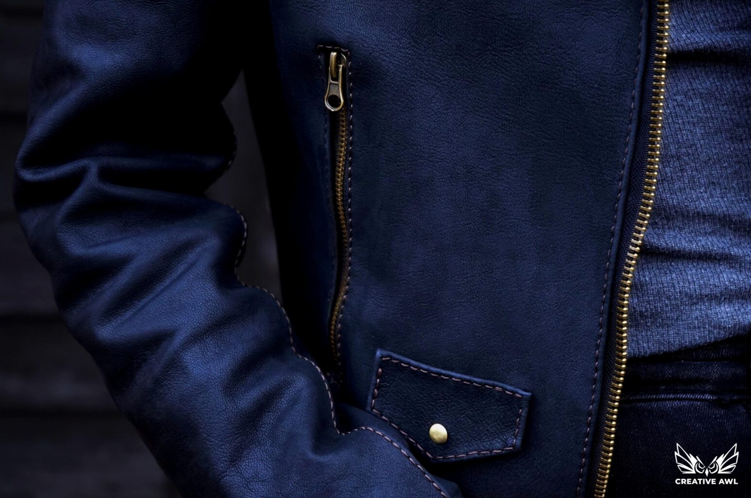 Leather Jacket [PDF pattern] – Creative Awl Studio