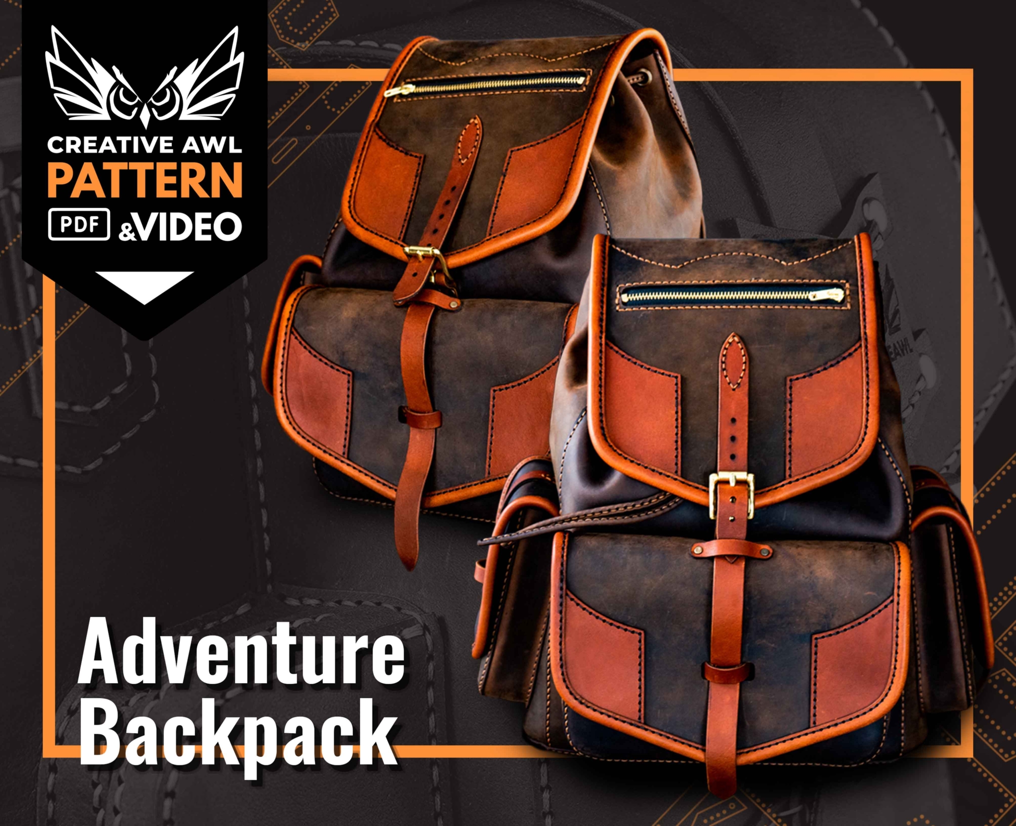 Adventure Backpack [PDF pattern] – Creative Awl Studio