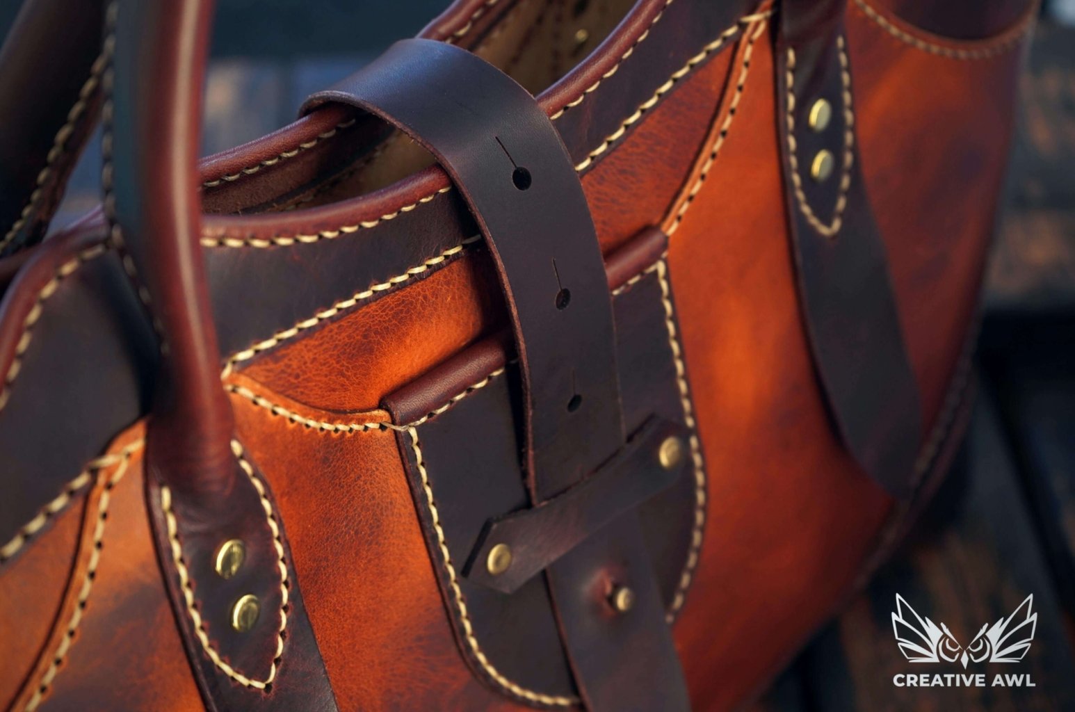 Selene Tote Bag [PDF pattern] - Creative Awl Studio