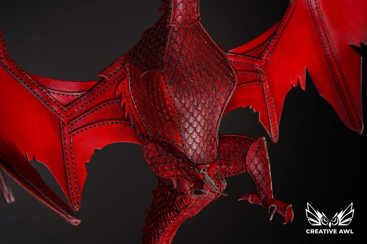 Leather Dragon [PDF pattern] – Creative Awl Studio