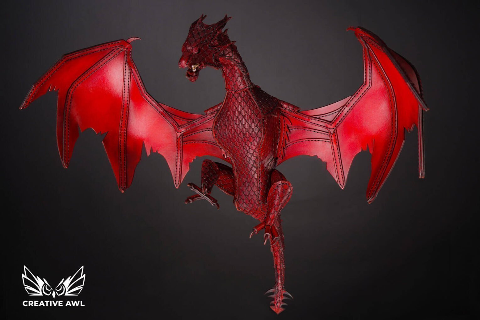 Leather Dragon [PDF pattern] – Creative Awl Studio