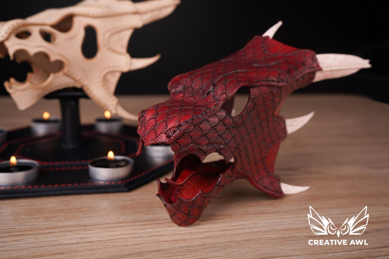Dragon Skull [PDF pattern] – Creative Awl Studio