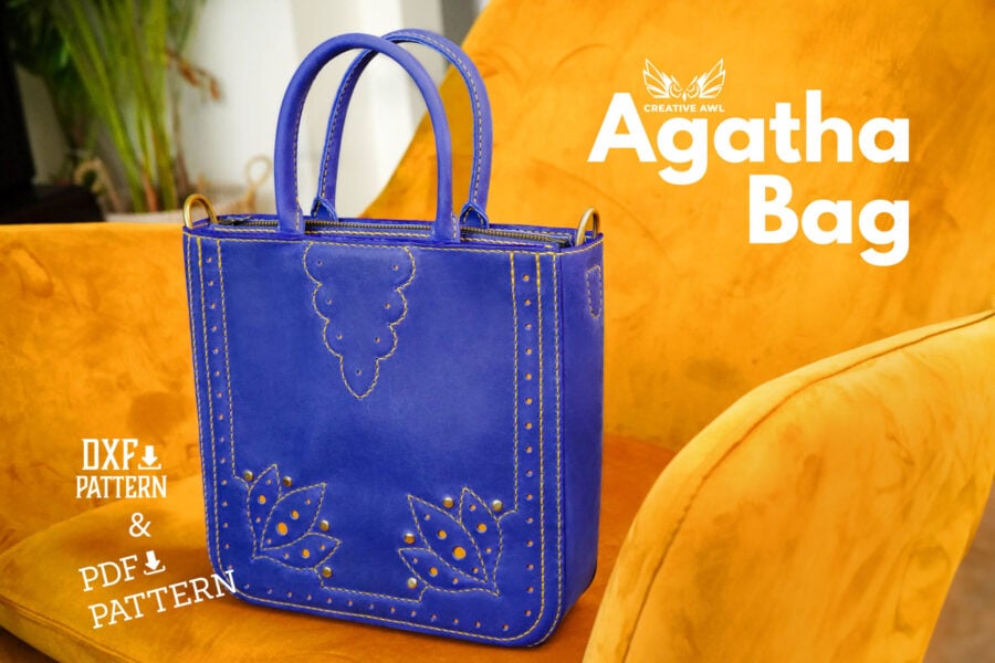 Agatha Bag [PDF & DXF pattern] - Creative Awl Studio