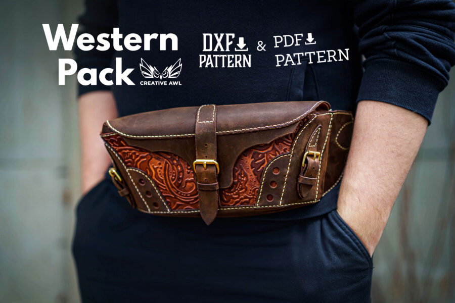 Western Pack [PDF & DXF pattern] - Creative Awl Studio