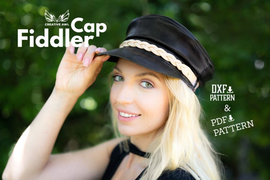 Fiddler Cap [PDF & DXF pattern] - Creative Awl Studio
