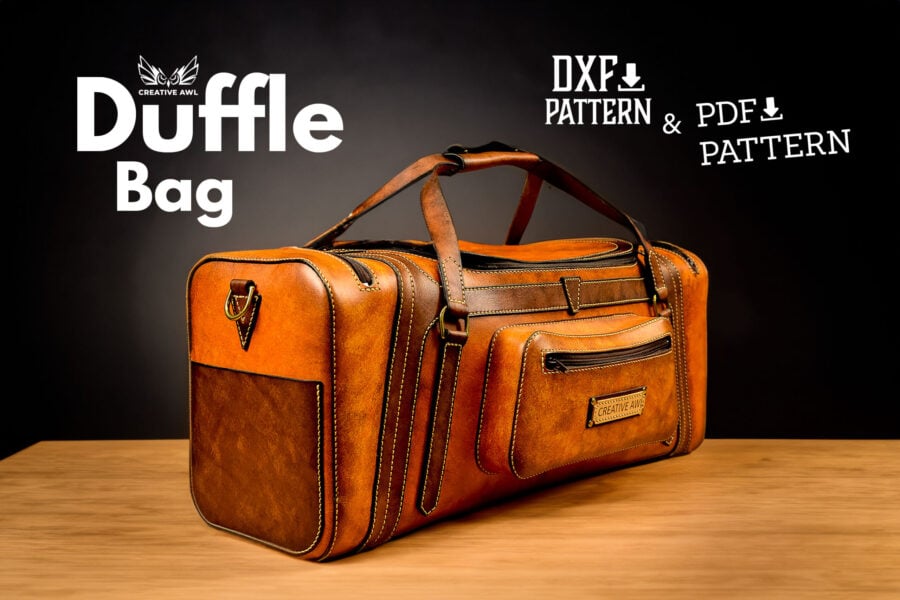 Duffle Bag [PDF & DXF pattern] - Creative Awl Studio
