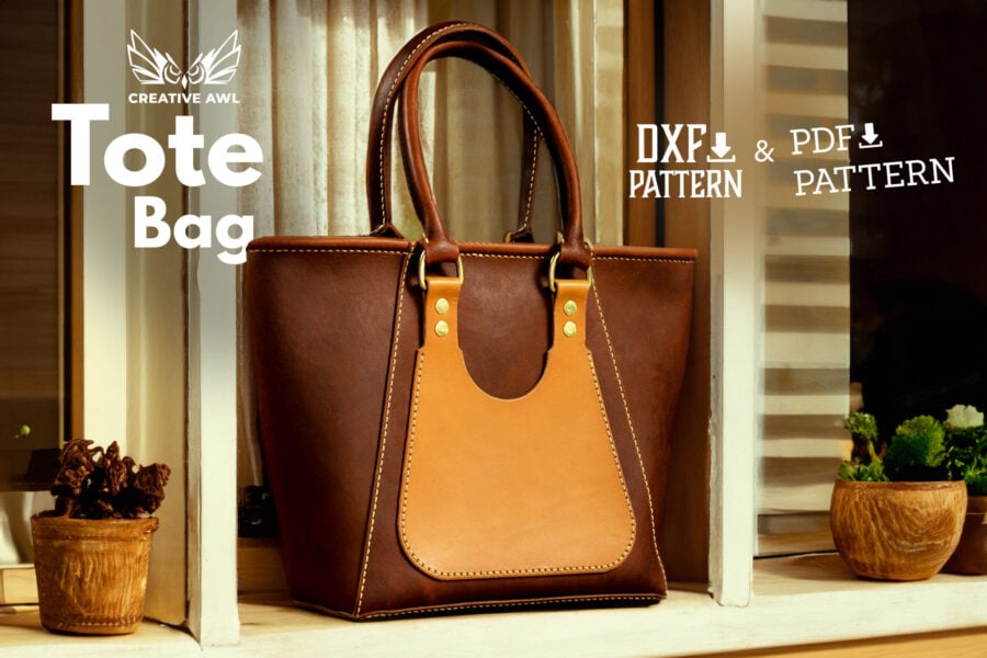 Tote Bag [PDF & DXF pattern] - Creative Awl Studio