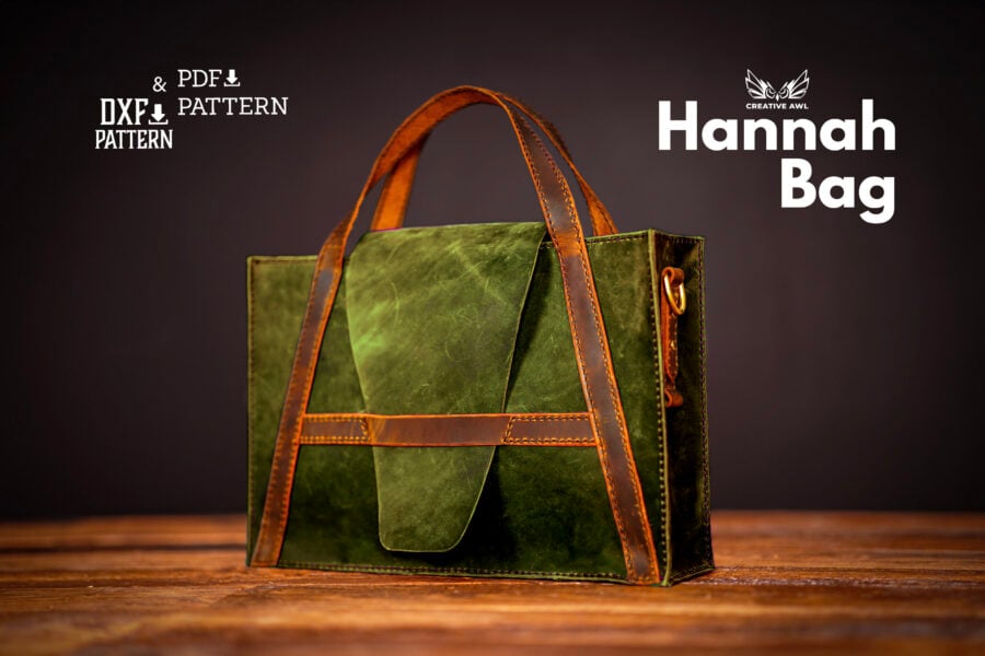 Hannah bag [PDF & DXF pattern] - Creative Awl Studio