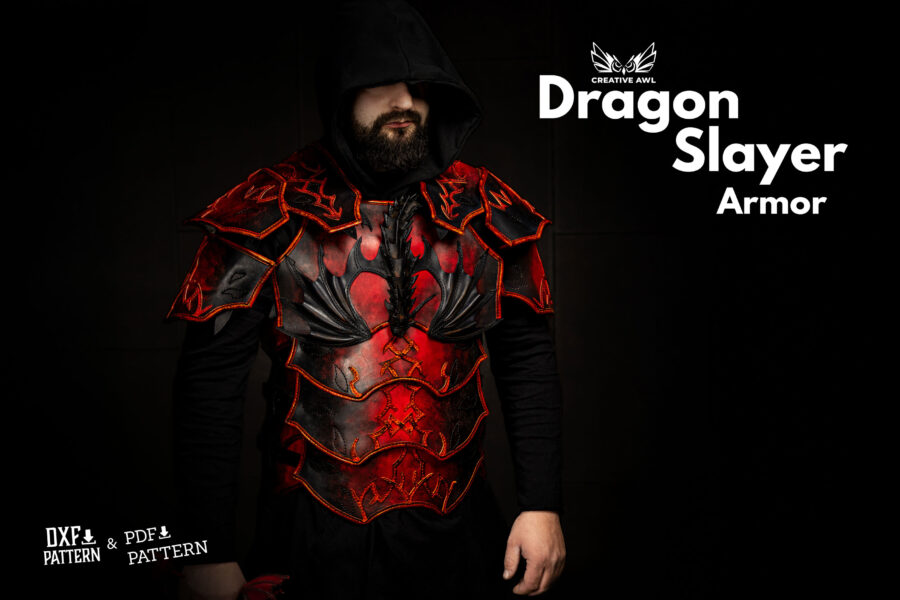 Dragon Slayer Armor [PDF & DXF pattern] - Creative Awl Studio