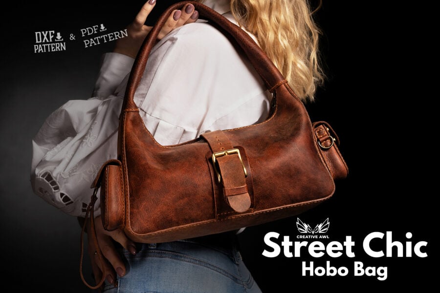 Street Chic Bag [PDF & DXF pattern] - Creative Awl Studio