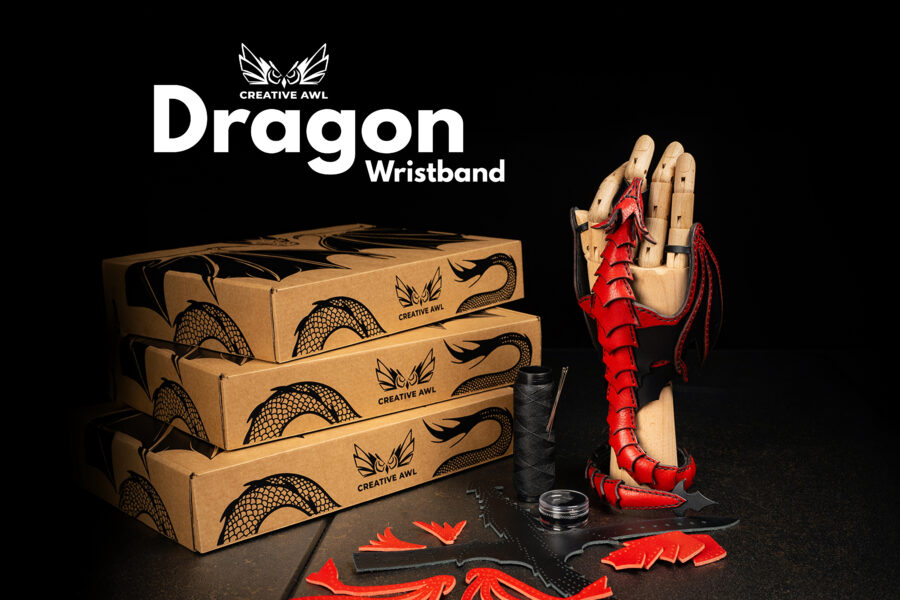 DIY Dragon Wristband Kit - Creative Awl Studio