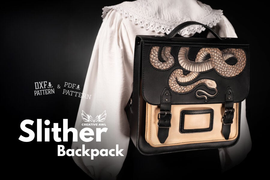 Slither Backpack [PDF & DXF pattern] - Creative Awl Studio