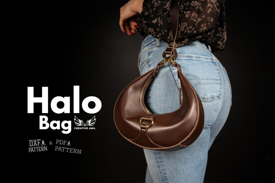 Halo Bag PDF & DXF Pattern - Creative Awl Studio